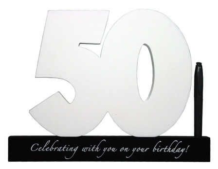 50th Birthday Signature Number