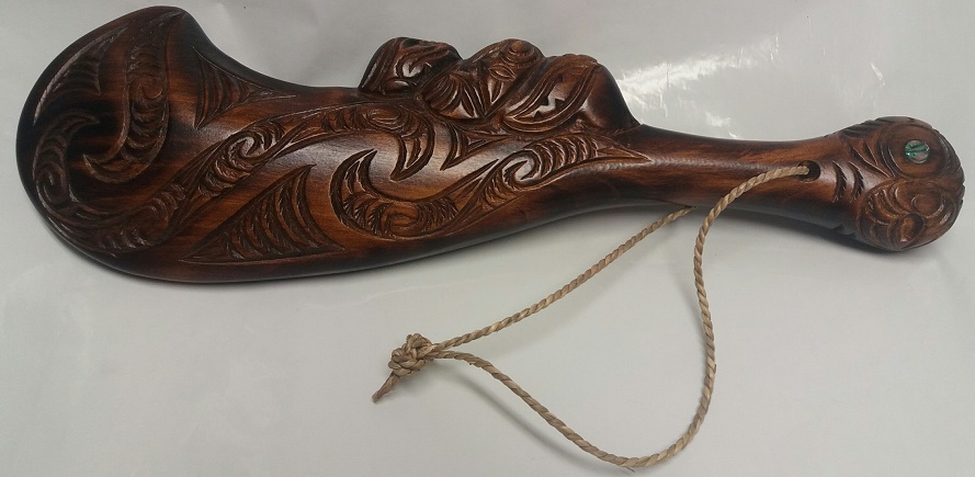 Large Wahaika Hand Carved