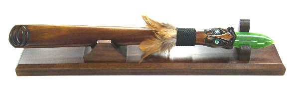 Maori Taiaha with Greenstone