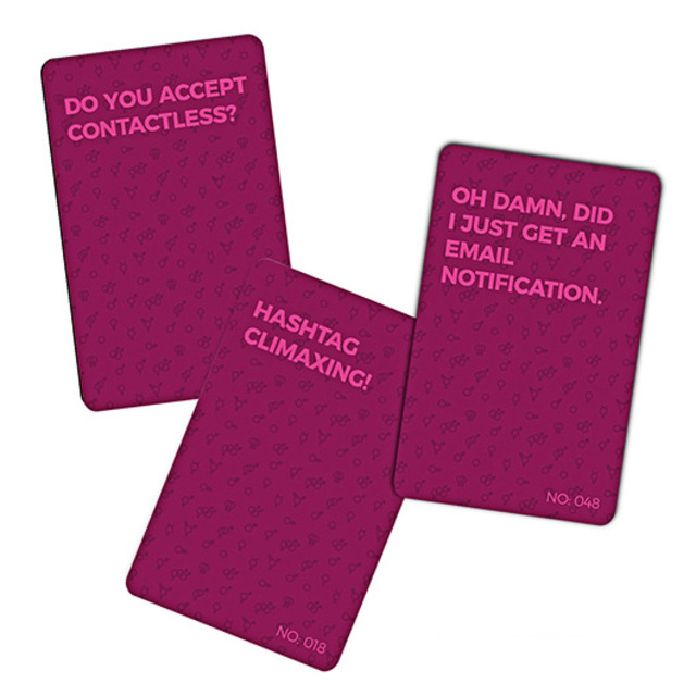 What Not To Say During Sex Cards